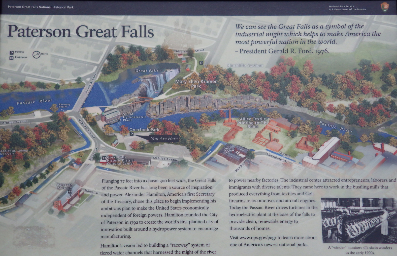 Paterson Great Falls Map